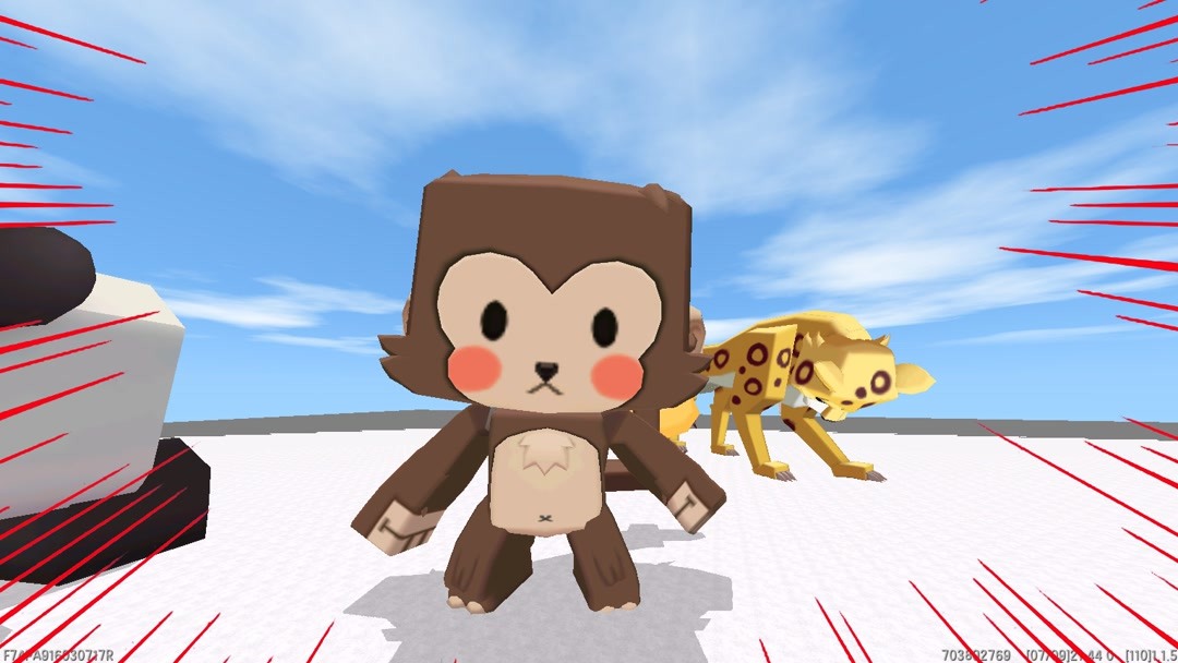 迷你世界:动物可以变大,这个猴子变成泰坦了