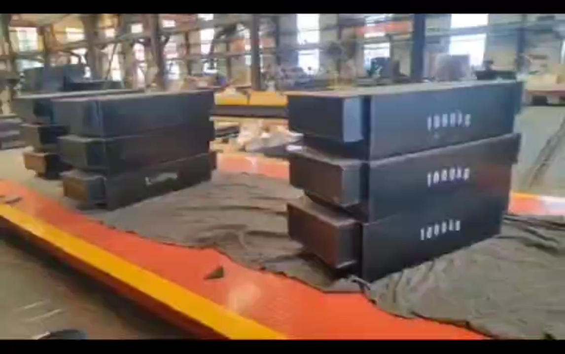 120吨地磅怎么用砝码校准呢 #郑州朗科 #地磅厂家 #120吨地磅