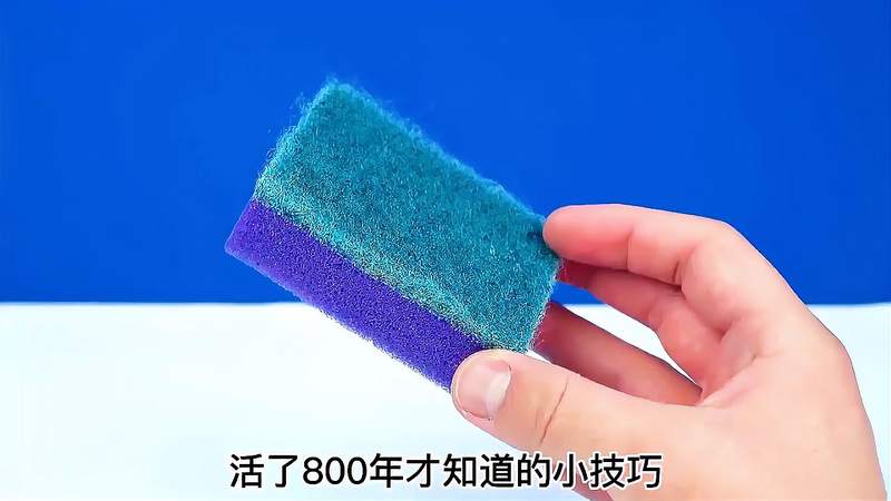 每天分享生活小技巧,清洁海绵还能这样用?大米也可以修复家具吗