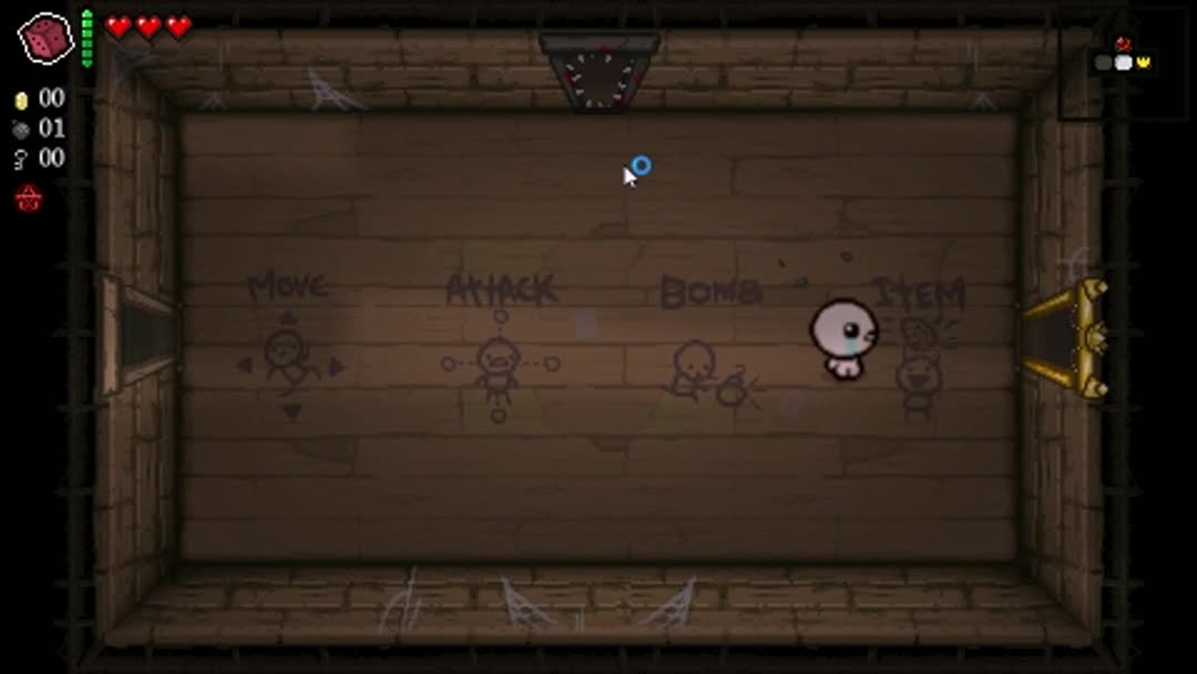 《以撒的结合:胎衣》技术不好的萌新靠不怎么样的脸通关