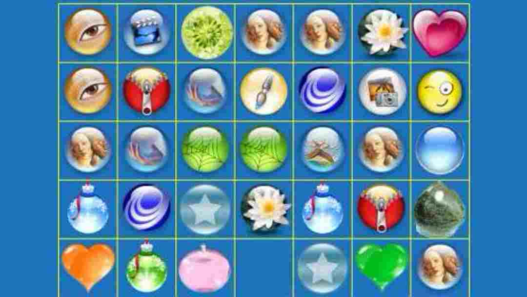 水晶标识连连看益智小游戏