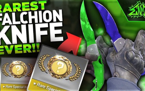 CSGO 五个稀有弯刀的开箱瞬间