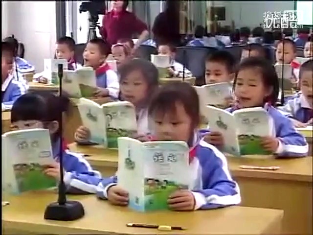 荷叶圆圆 宝安区中学附属小学_小学一年级语文优质课实录 教.