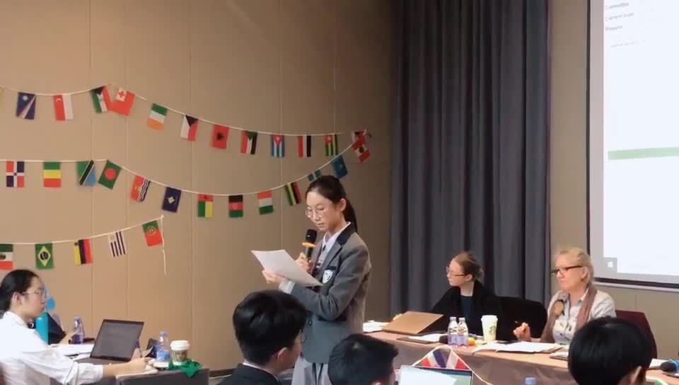 #模拟联合国 第一场 #上海