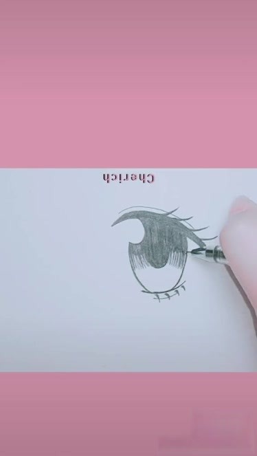一只水性笔画眼睛 #动漫眼睛
