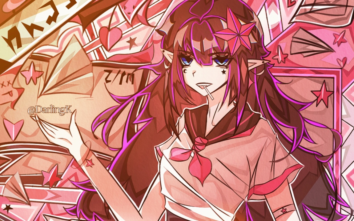 【凹凸世界】轮滑社学院pa凯莉//绘画过程//”