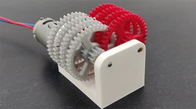 用3D打印制造强力变速箱模型