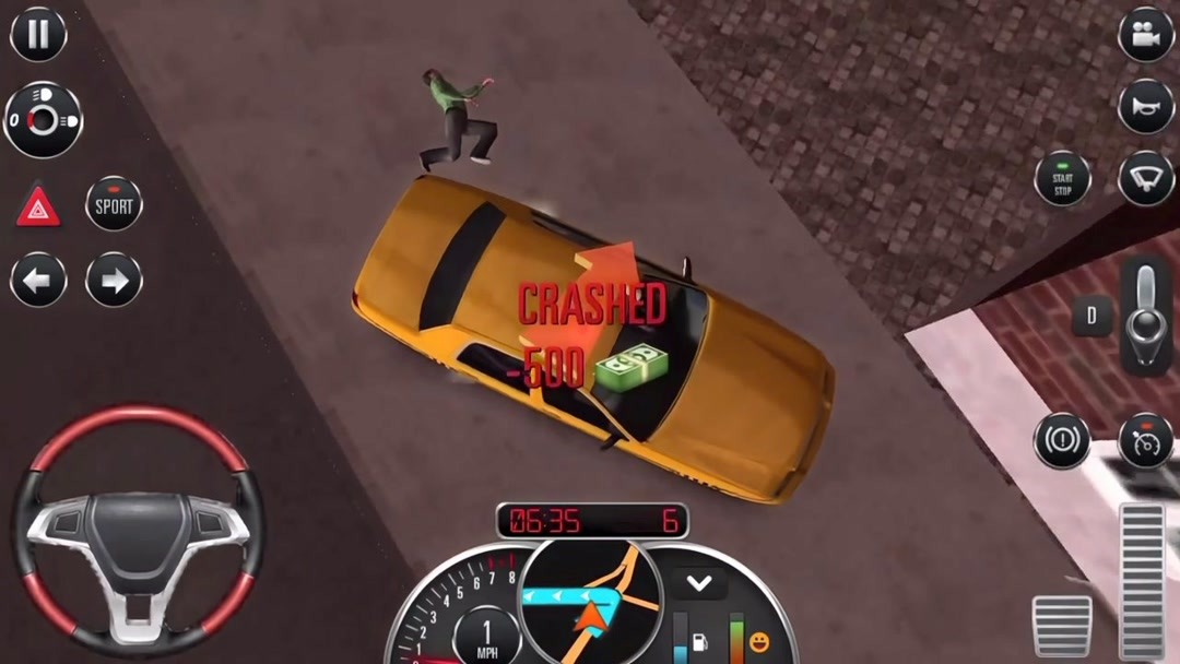 汽车模拟驾驶 模拟驾驶出租车新手上路客人都不敢坐了 游戏