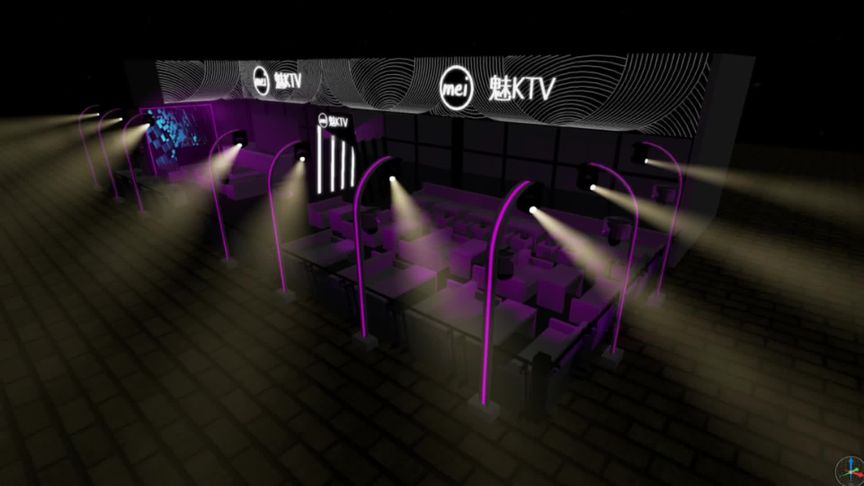 露天清吧舞美方案,场地建模,灯光设计。