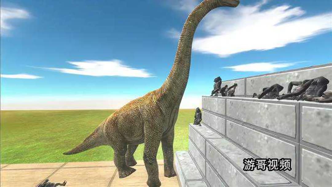 野兽模拟器:50个放屁炸弹猩猩激战各种野兽