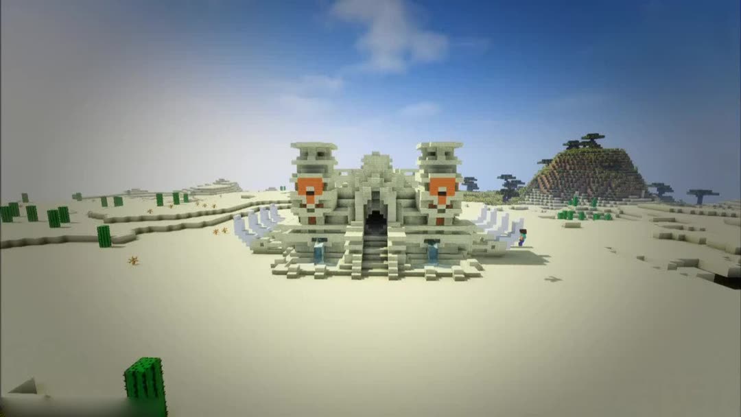 【鬼影】minecraft改造沙漠神殿![我的世界]