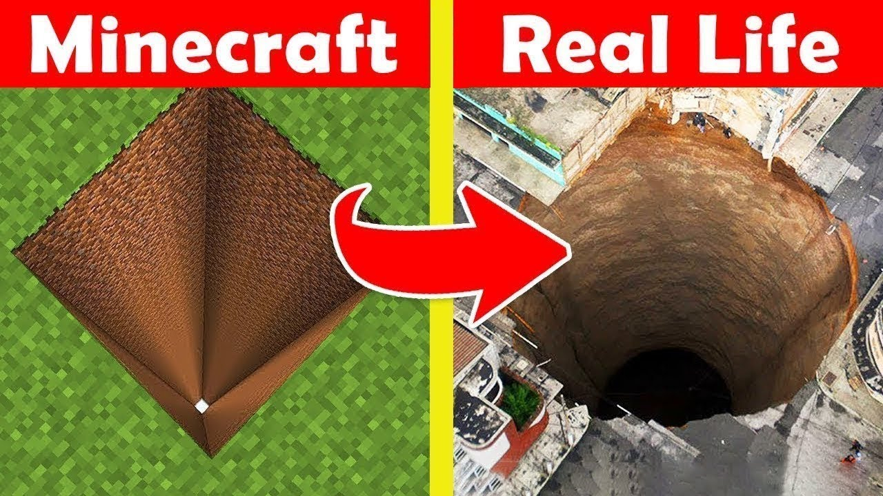 我的世界:较真版我的世界VS现实世界,这也太真实了!