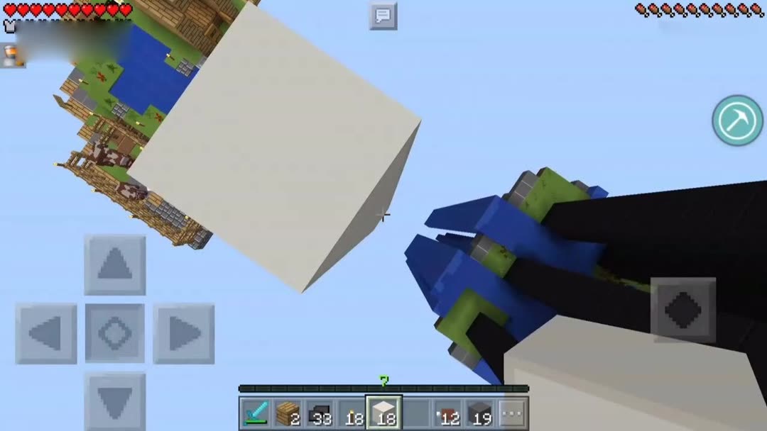 【呆呆手游】我的世界动物空岛生存记第2集