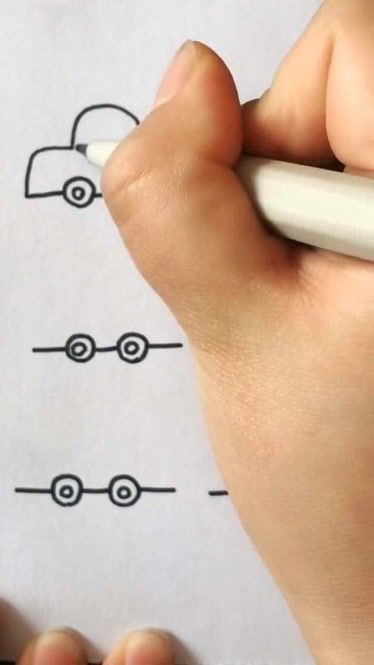 简单画各种小汽车,热门简笔画,3秒学会,简单易学!