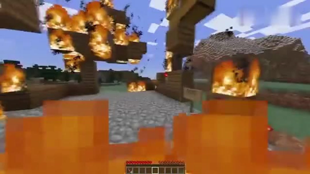 我的世界_国外玩家MC中遭诡异警告,几分钟后刷出Him游戏崩溃!