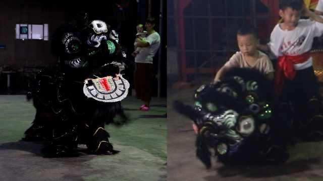 3岁萌娃痴迷舞狮,30天学会一套动作