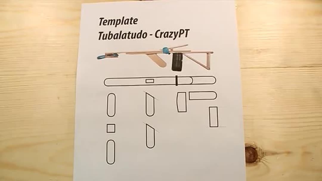 最新趣味小发明-用雪糕棒制作的手弩 威力超大