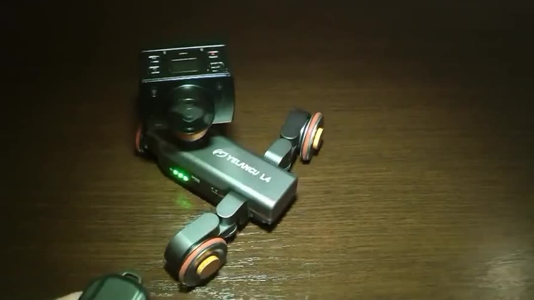 2代滑轨使用YELANGU狼王摄像电动小车智能摄影滑轨车单反手机遥控...