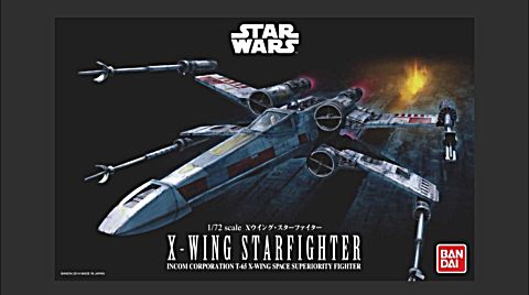 ISM 万代 星球大战 X翼星战机 比例模型评测