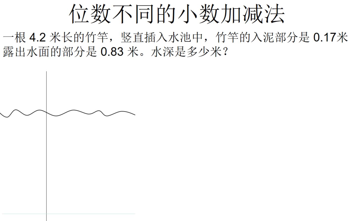 小数加减法应用题讲解1