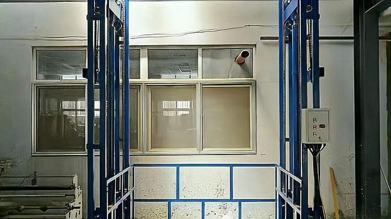 导轨式升降货梯,厂房仓库液压举升机