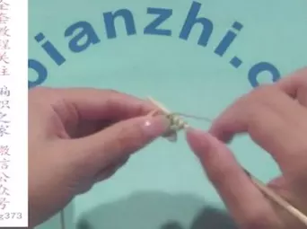 织围巾的花样图解视频教程0单桂花针编织(6)0织围巾粗毛线简单织法