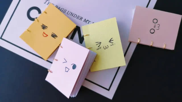 纸做的小本子,小巧又可爱,做好以后不舍得用