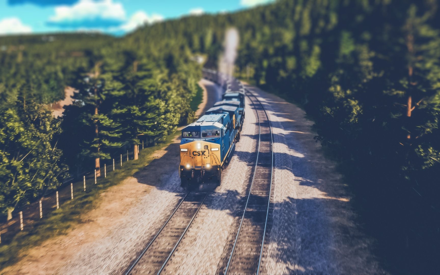 模拟火车世界2020无HUD驾驶:沙斑铁路