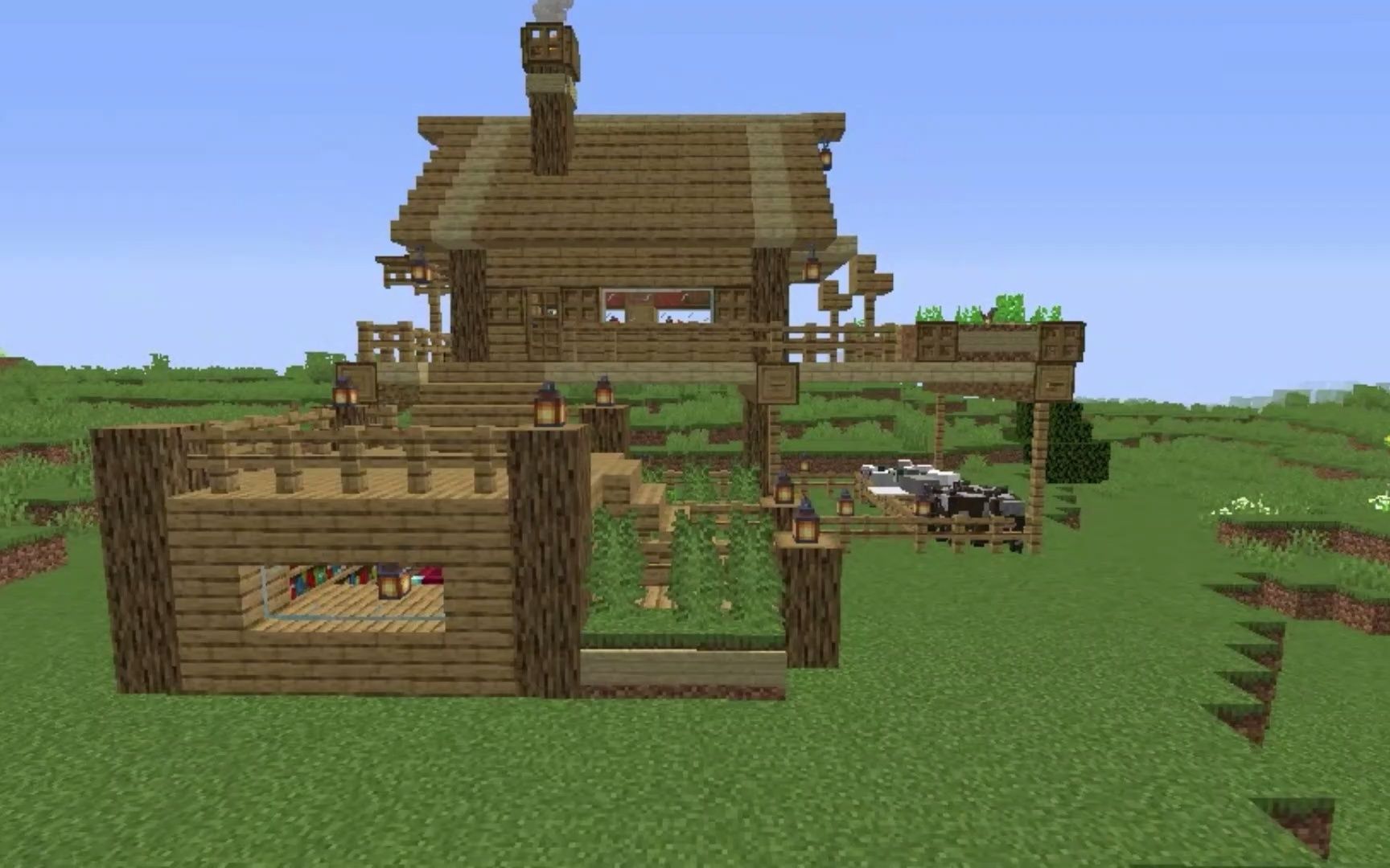 [我的世界]当我看视频学建造简单的生存小屋