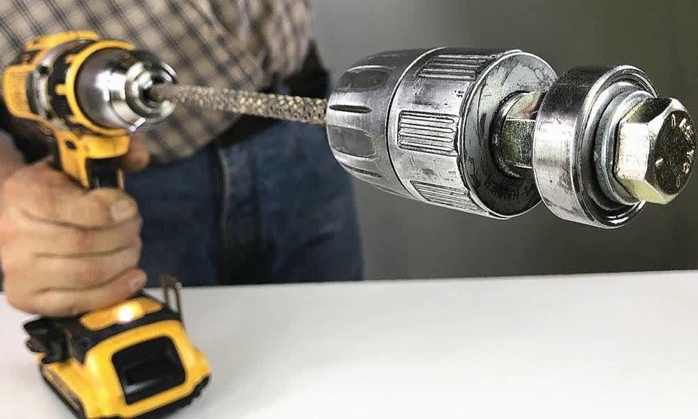 头一次见手电钻还能这么用,真的太实用了,发明者真是天才!