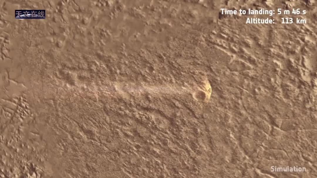 壮观!全程模拟探测器着陆火星,让你看过瘾