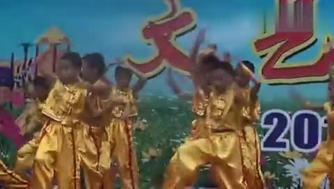精忠报国小学生武术表演