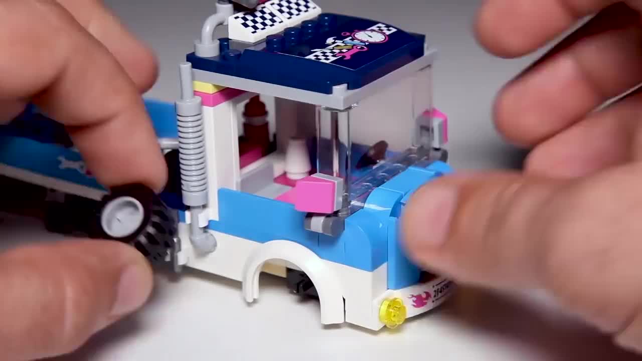 乐高儿童玩具拆箱,拼装卡车模型