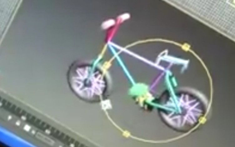3Dmax自行车建模