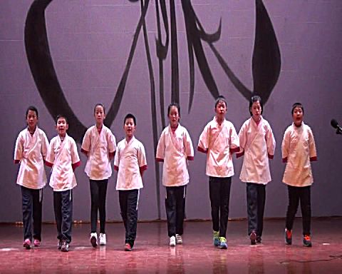 六道河学区举行国学经典诵读比赛一等奖:陡子峪小学《笠翁对韵》...
