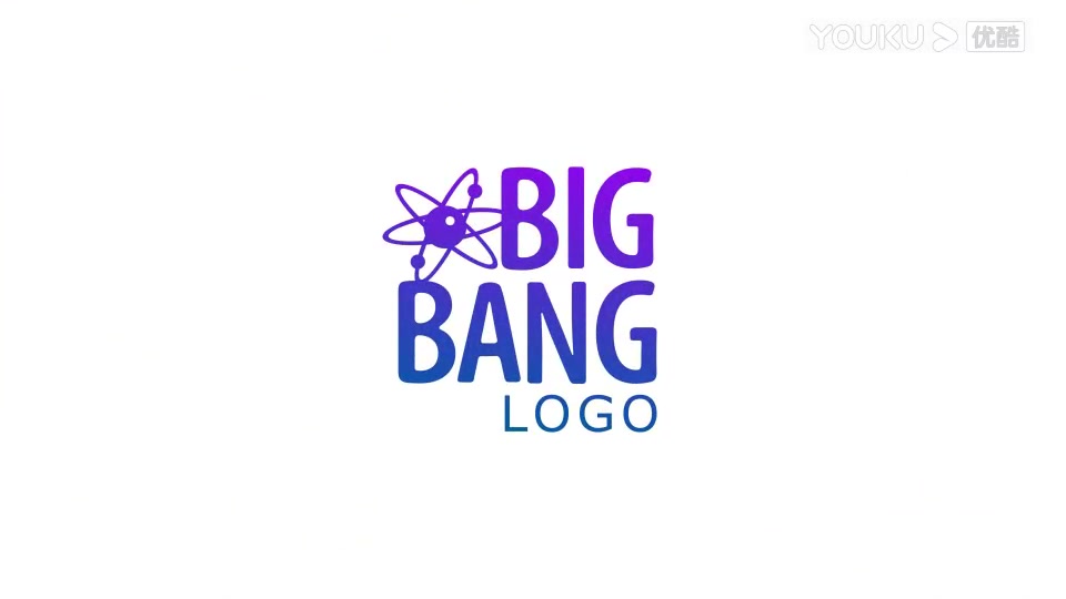 模仿了《生活大爆炸》的创意卡通标志片头动画AE模板