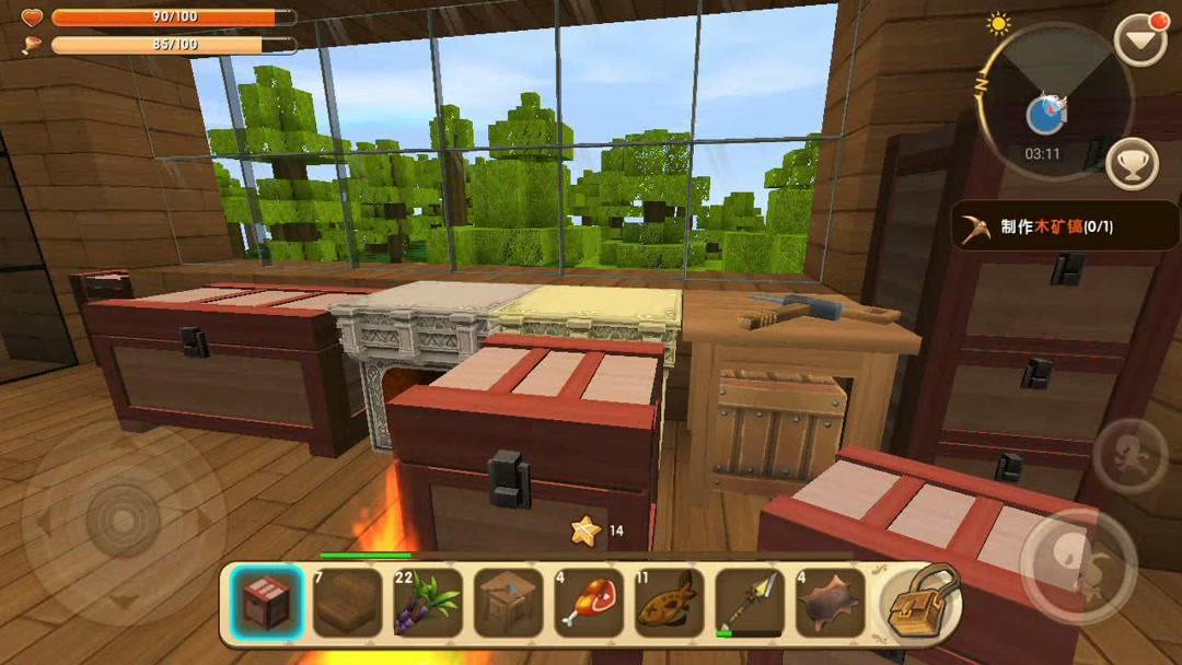 迷你世界重建被爆爆蛋炸掉的家