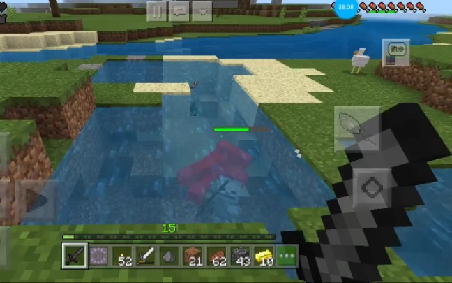 MCPE生存5:合成远近兼备的神剑!