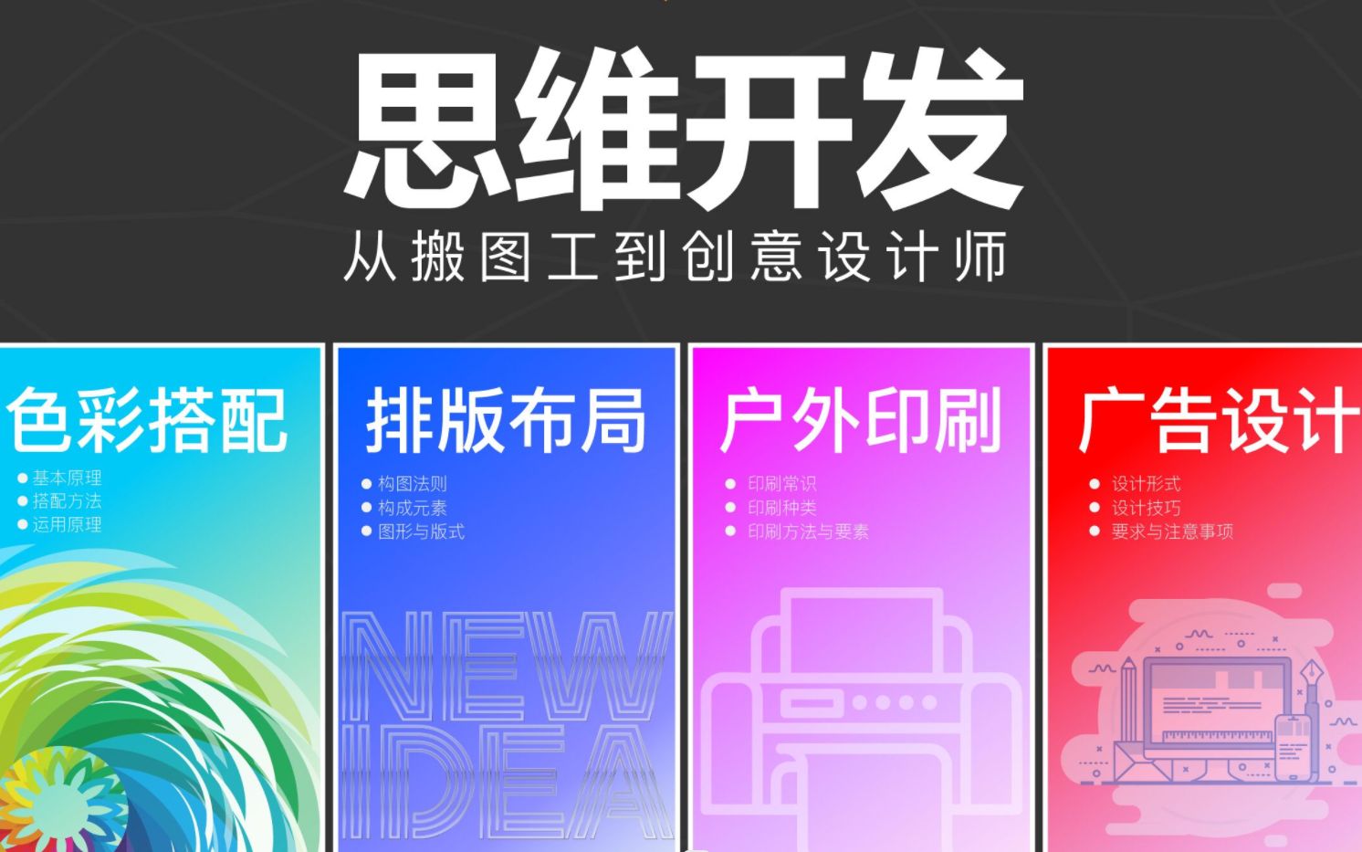 ...10年教学经验,B站设计视频播放多达200万的大神,教你认识平面设计!