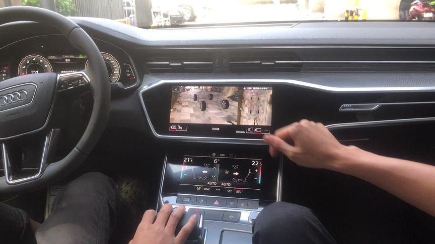 奥迪A6L 原厂1:1全景 #奥迪A6L #360全景 #抖音小助手