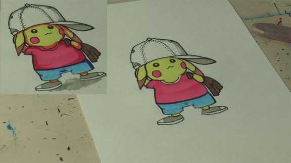 动漫课程教你画皮卡丘,画时代美术