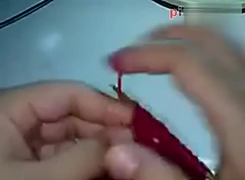 细棒针编织花样 海浪花毛线帽子的织法2