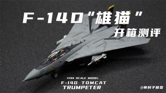 【模型开箱】小号手1/144 F14D"雄猫" 开箱测评