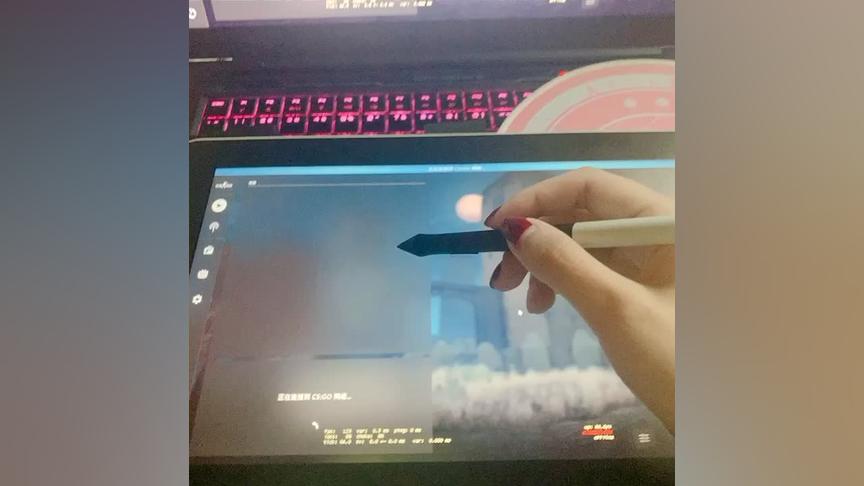 挑战全网用数位屏打csgo,你觉得可以就请@我#csgo