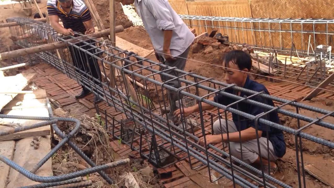 农村房子的安装钢筋混凝土基础施工技术
