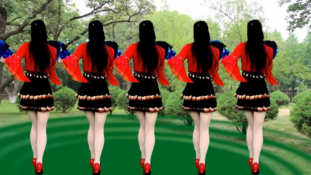 广场舞《祖国你好》祝伟大的祖国明天更美好,简单大气花球舞