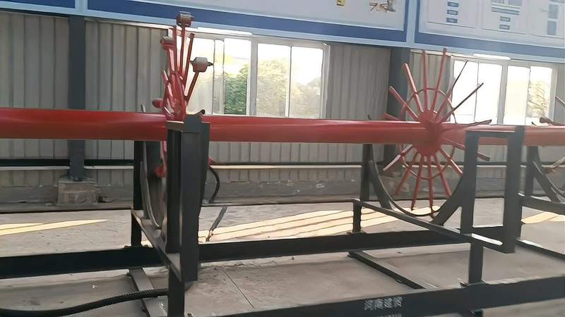 数控钢筋笼滚焊机全自动钢筋笼滚焊机操作视频