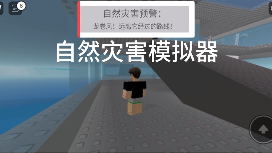 罗布乐思自然灾害模拟器,龙卷风把我头发都吹走了