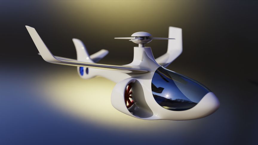 solidworks做一架概念直升飞机造型(很Q的螺旋桨)