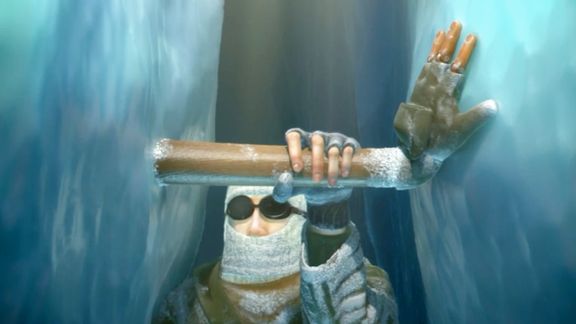 励志动画短片:男人为了登上高山,他只好把同伴的假肢当成工具